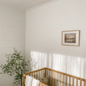 Muted Autumn Pond Landscape Painting Vintage Wall Art Neutral PRINTABLE ...