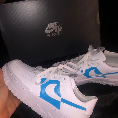 Cow Design Nike Air Force 1 Black Check Cow Print Custom Cow Air Forces ...