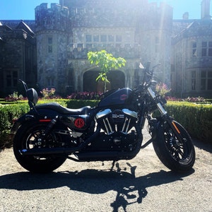 Vintage Cafe Racer Custom Made Tank Numbers Motorcycle Stickers Rat ...