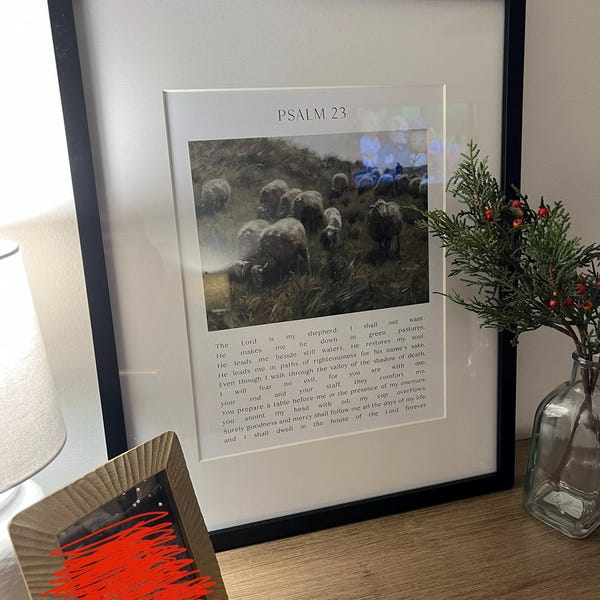 Abstract Scripture Christian Art Prints Psalm 46 Set of 3 PRINTED Be ...