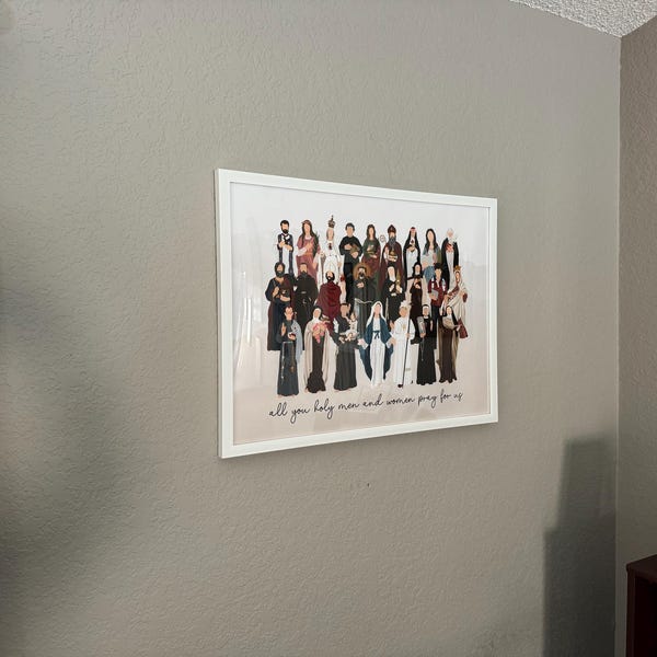 Catholic Wall Art, Catholic Classroom Poster, Catholic Saint Posters ...