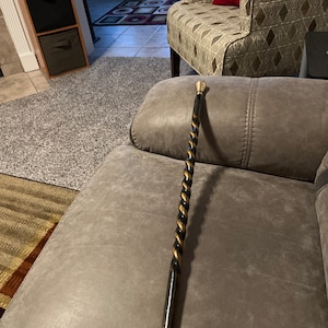 Handcrafted Walking Rule Swagger Wooden Stick Rassa Design Golden ...