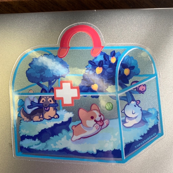 Vinyl Sticker (transparent) First Woof Kit - Etsy