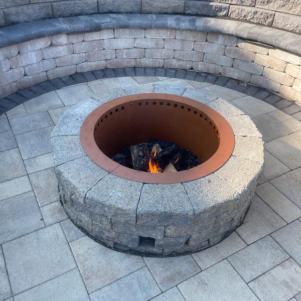 DIY Smokeless Fire Ring Kit, Smokeless Fire Pit, Customized Design, Pit ...