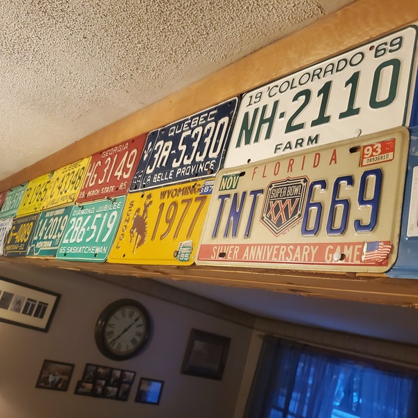 Set of 15 Colorful/graphic License Plates From 15 Different States - Etsy
