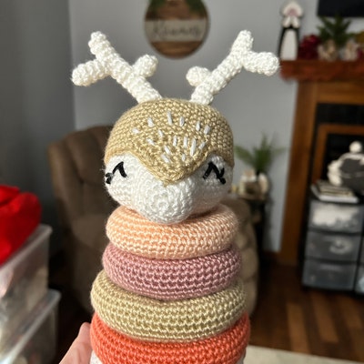 PDF Pattern: Little Deer Stacking Ring Crochet Toy - Etsy