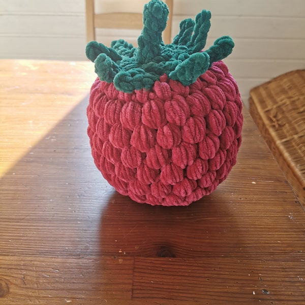 Giant Raspberry Crochet Pattern PDF Crochet Berry Pattern Raspberry ...
