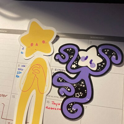 Wiggly Star Baby Waterproof Sticker - Etsy