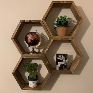 Honeycomb Shelf Copper Copper Shelf Behive Shelf Hexagon | Etsy