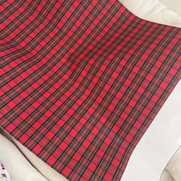 Tartan Plaid Christmas Wrapping Paper Classic Tartan Gift Wrapping ...