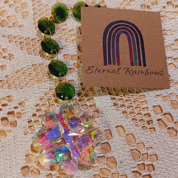 Crystal Suncatcher Cloud Rainbow Maker in Gift Box With Card - Etsy