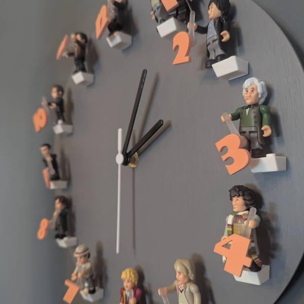 Wall Clock for Mini Figure Characters. - Etsy