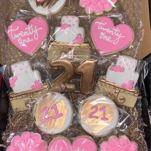40th Birthday Cookies - Etsy