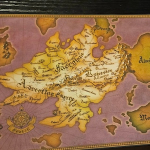 Xenoblade Chronicles Custom Made Cloth Map of Alrest - Etsy
