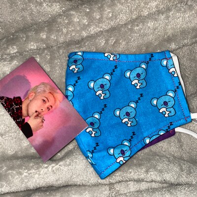 BTS Face Mask - Etsy