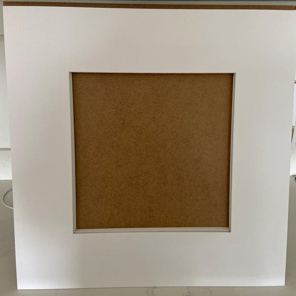 Bevel Cut White Mount Board for Picture Frame Photo Frame 1300 Microns ...