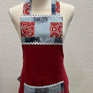 Easy Sewing Pattern Tea Towel Apron Sewing Pattern Tea Towel Pattern by ...