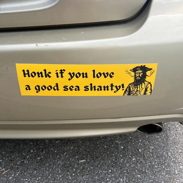 Wizard Bumper Sticker Funny, Cute Car Sticker Decals, Cursed Bumper ...