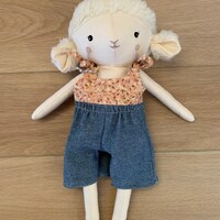 Lamb Sewing Pattern PDF Make a Cloth Lamb Doll / Stuffed Animal Toy and Clothes for Easter ...