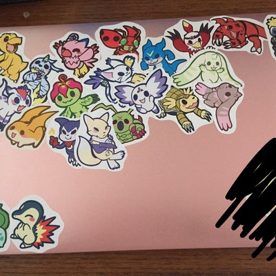 Pokemon Stickers - Etsy