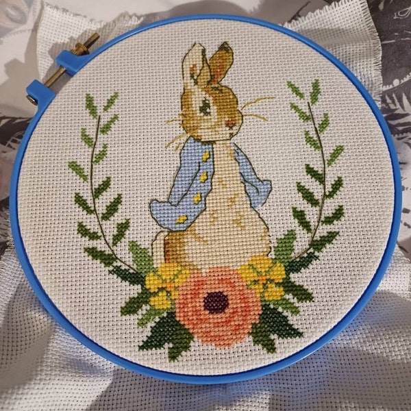 Beatrix Potter Birth Sampler - Cross Stitch Pattern - Peter Rabbit ...