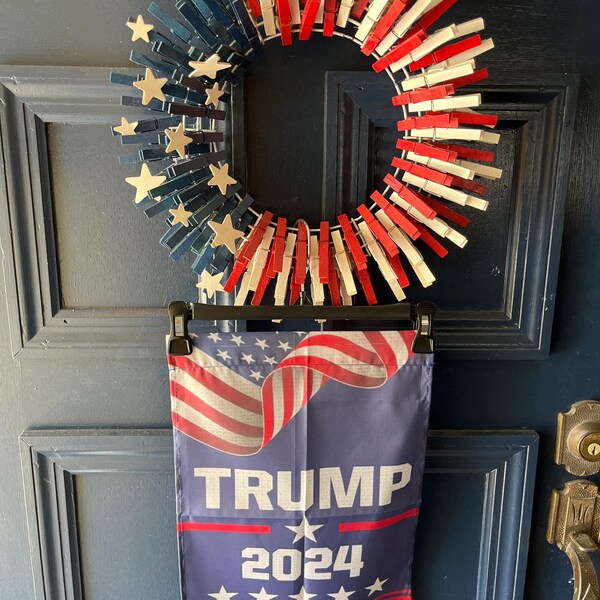 Trump Fight Garden Flag Stand With Trump 2024 Heavy Duty Trump Flag ...