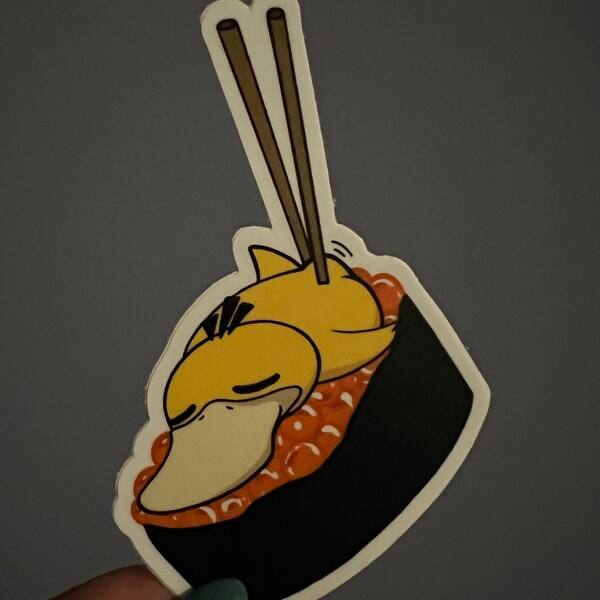 Snooze Zzz Dim Sum Sticker (1) Waterproof Matte Sticker - Sleepy ...