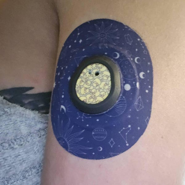 G7/ Blue Alien G7 Single Sticker /dexcom G7 Stickers, Diabetes Stickers ...