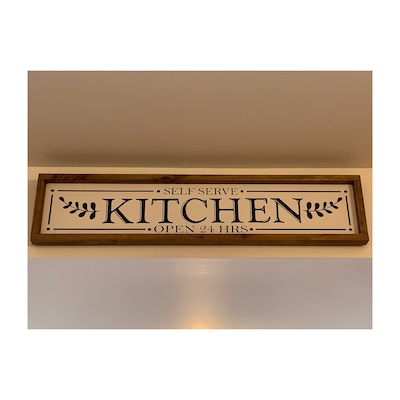 Farmhouse Kitchen Sign Rustic Kitchen Decor Self Serve Kitchen Sign - Etsy