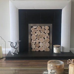 Your Colour Choice Log Wall Art SCATTER TILES Diy Art, Wall Decor, Log ...