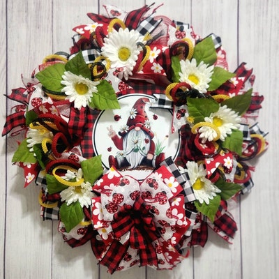 Welcome Black Daisy Spring Summer Sign Wreath Sign Welcome - Etsy