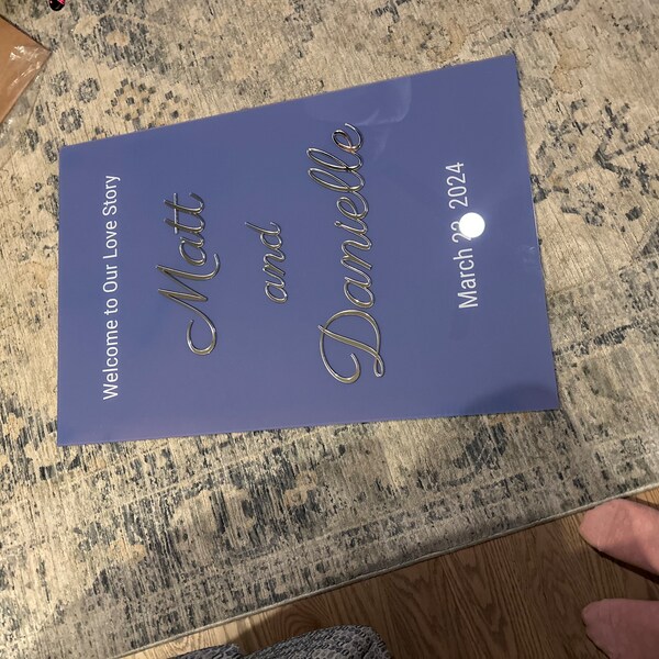 Mirror Menu Card, Acrylic Wedding Dinner Lunch Menu Sign, Personalized ...