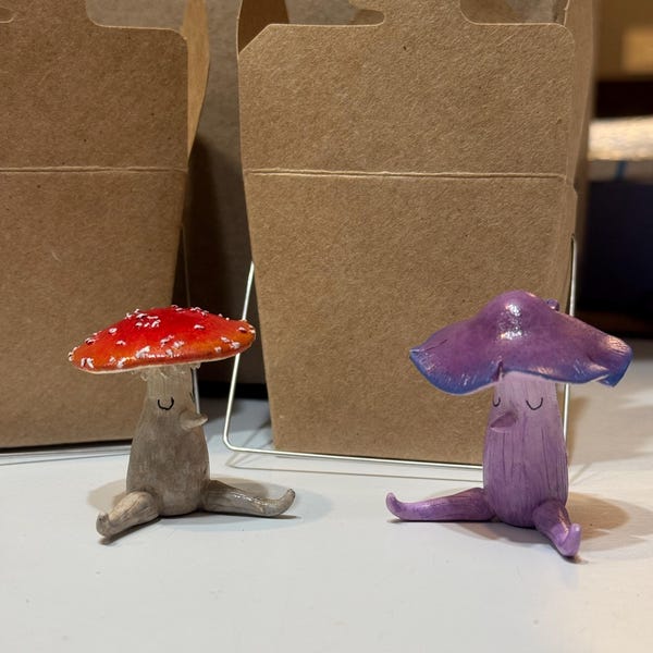 Cute Handmade Clay Pins | Japanese Foods Collection | Sushi, Onigiri ...