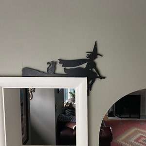 Halloween Door Corner Sign, Witch Halloween Decor, Halloween Witch Sign ...