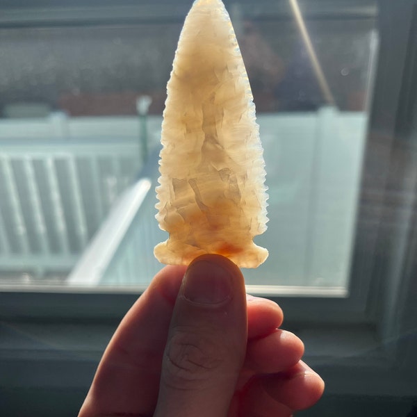 Flint Knapped Knife Obsidian - Etsy