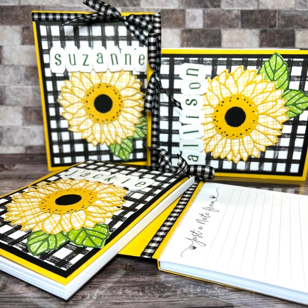 Personalized Notepad | Choose Different Fonts for Women's & Men's ...