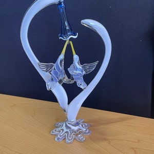 Howling Wolf Handblown Glass Sculpture - Etsy