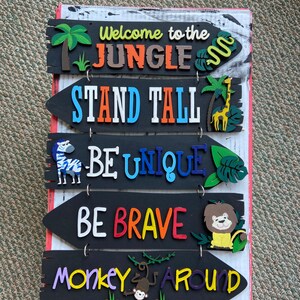 Blank Craft Kit Laser Cut Wooden MDF Direction Sign Theme Kids - Etsy