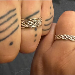 DNA Wedding Ring, Geek Wedding Ring, Braided Wedding Ring, Mens Wedding ...