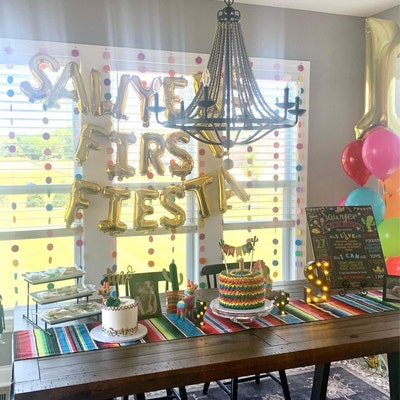 First Fiesta Balloons First Fiesta Decorations Fiesta First Birthday ...