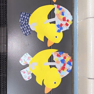 Rainy Day Duck Craft Template - Etsy