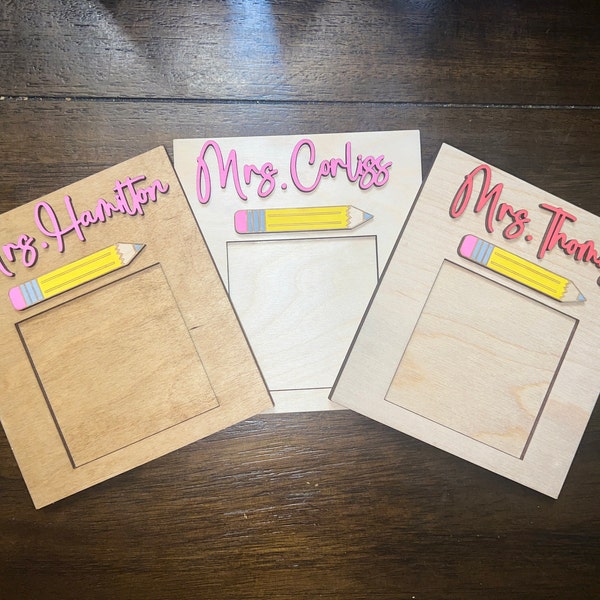 Personalized Sticky Notes Holder | Post-it Notes Pad | Sticky Note ...