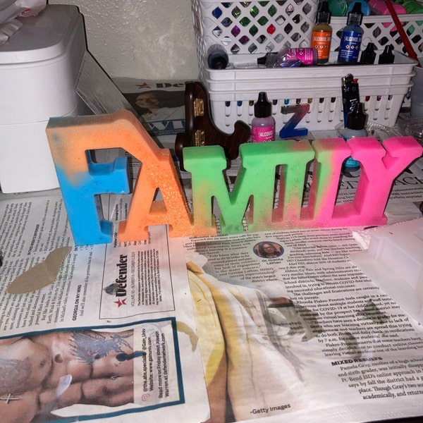 Creative FAMILY / WELCOME Resin Molds - Silicone Mould DIY Craft Mold ...