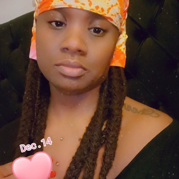 Pink Loc Soc, Dreadlock Sock, Heart Print Loc Soc, Loc Sock for Braids ...