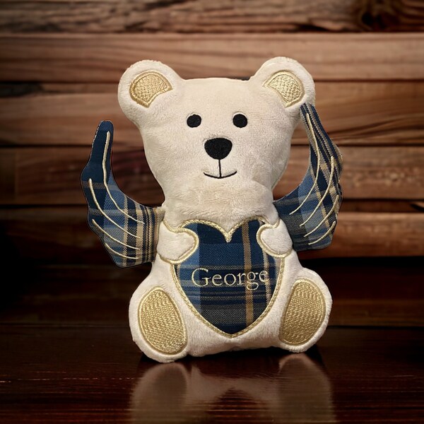 ITH Angel Bear Stuffie Embroidery Design - Embroidery Pattern - Memory ...