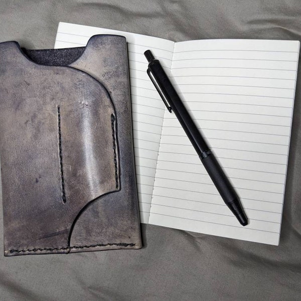 Leather Field Notes Sleeve PDF Pattern: Minimalist Notebook Cover for 5 ...