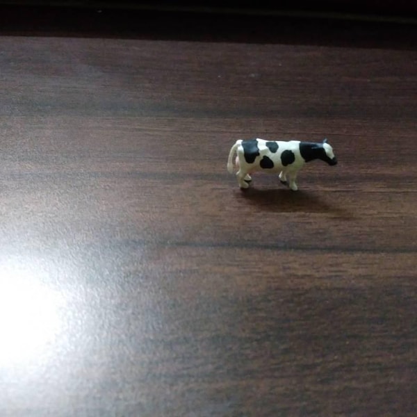 Miniature Farm Animals. Cow, Donkey, Sheep. 1:64 Scale Realistic ...
