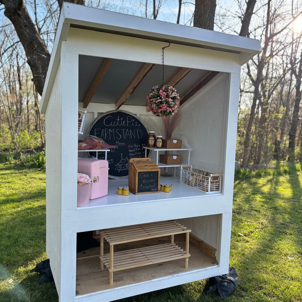 DIY Farmstand Plans Guide Tutorial PDF | Driveway Roadside Veggie ...