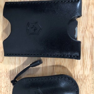 Horizontal Leather Sheath for Buck 110 Folding Hunter Knife / Buck 112 ...