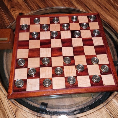 Personalized Wooden Chess Pieces & Storage Box Staunton - Etsy